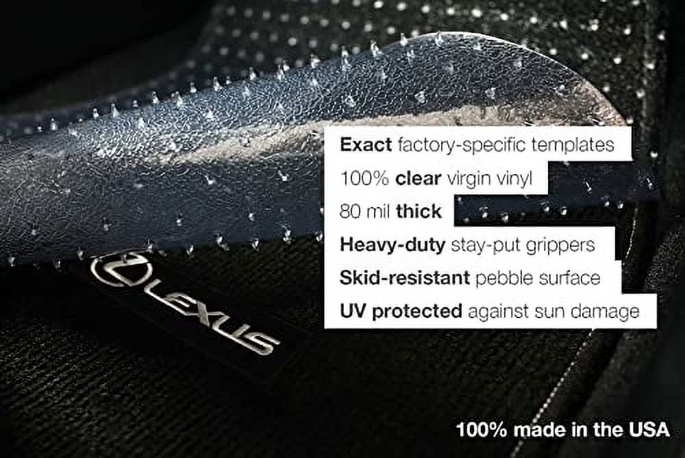 Clear Floor Mat Protection for Your Lexus. Premium Overlay Mat. Made in ...