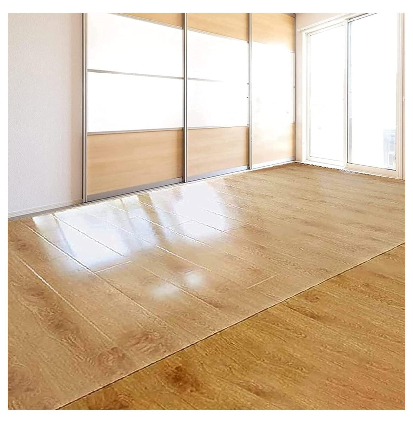 Clear Floor Protector Mat for Hardwood Floor XL, Plastic Heavy Duty ...