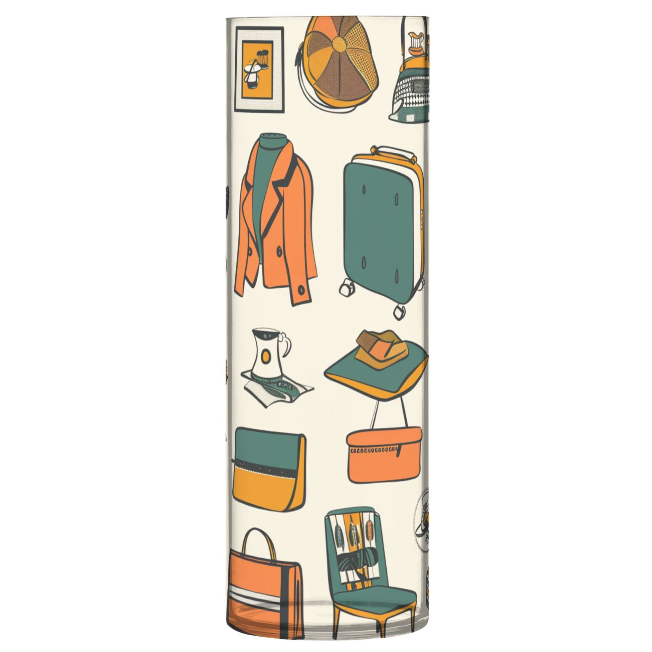 Clear Flower Vase Centerpieces Plastic Cylindrical Vases Home Wedding ...