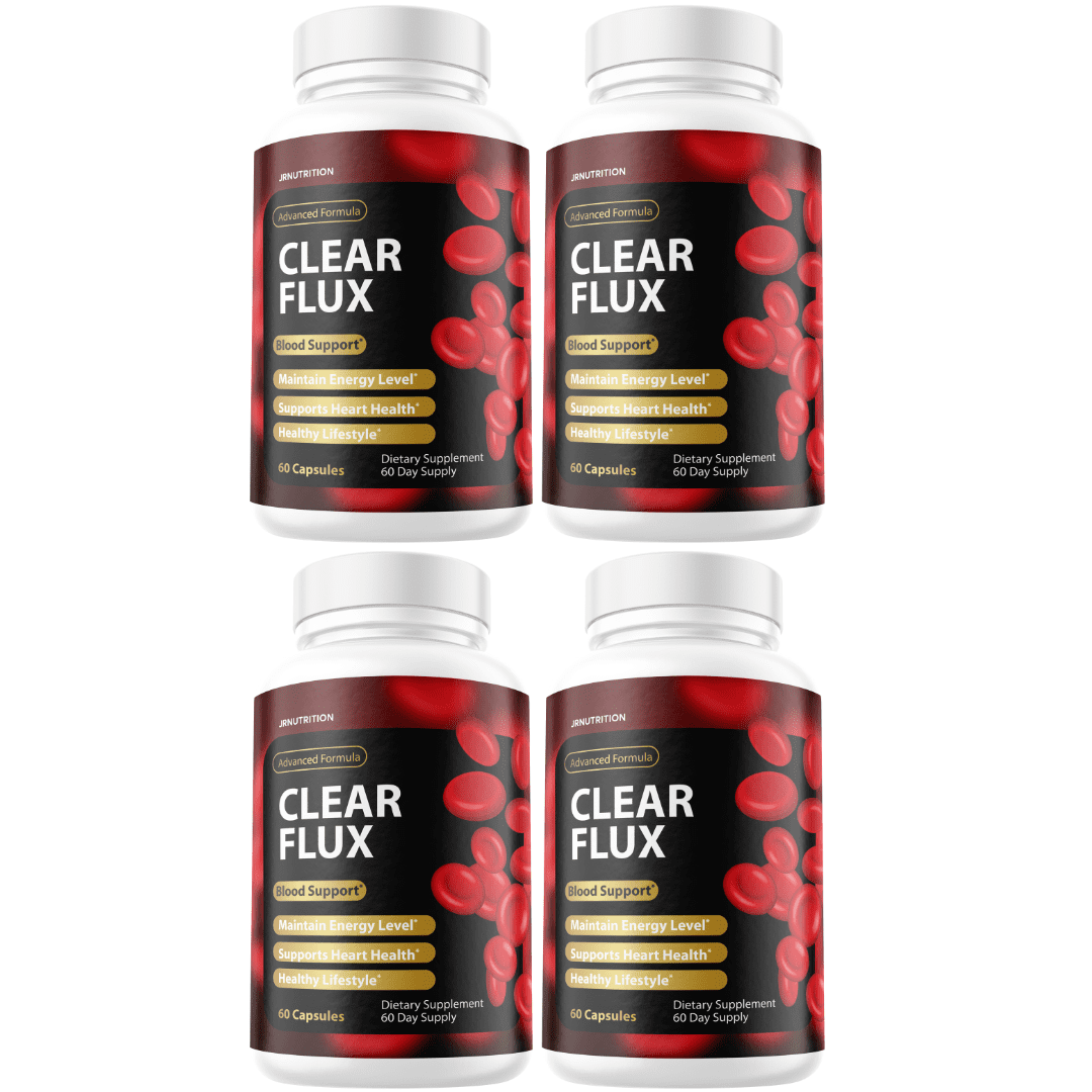 Clear Flux Pills, ClearFlux Blood Cleanse, Blood Support Formula - 4 Bottles - Walmart.com