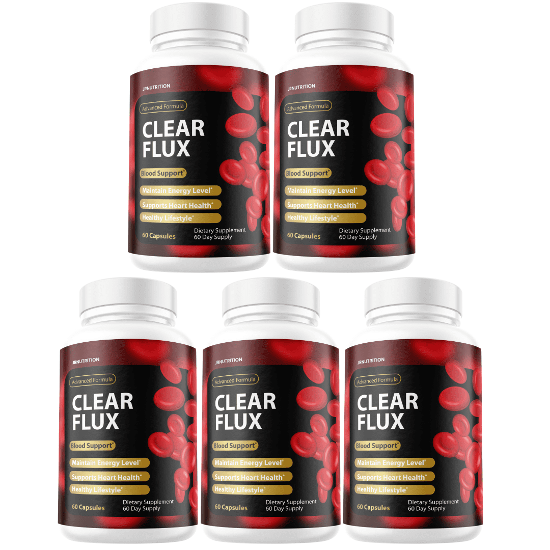 Clear Flux Pills, ClearFlux Blood Cleanse, Blood Support Formula - 5 ...