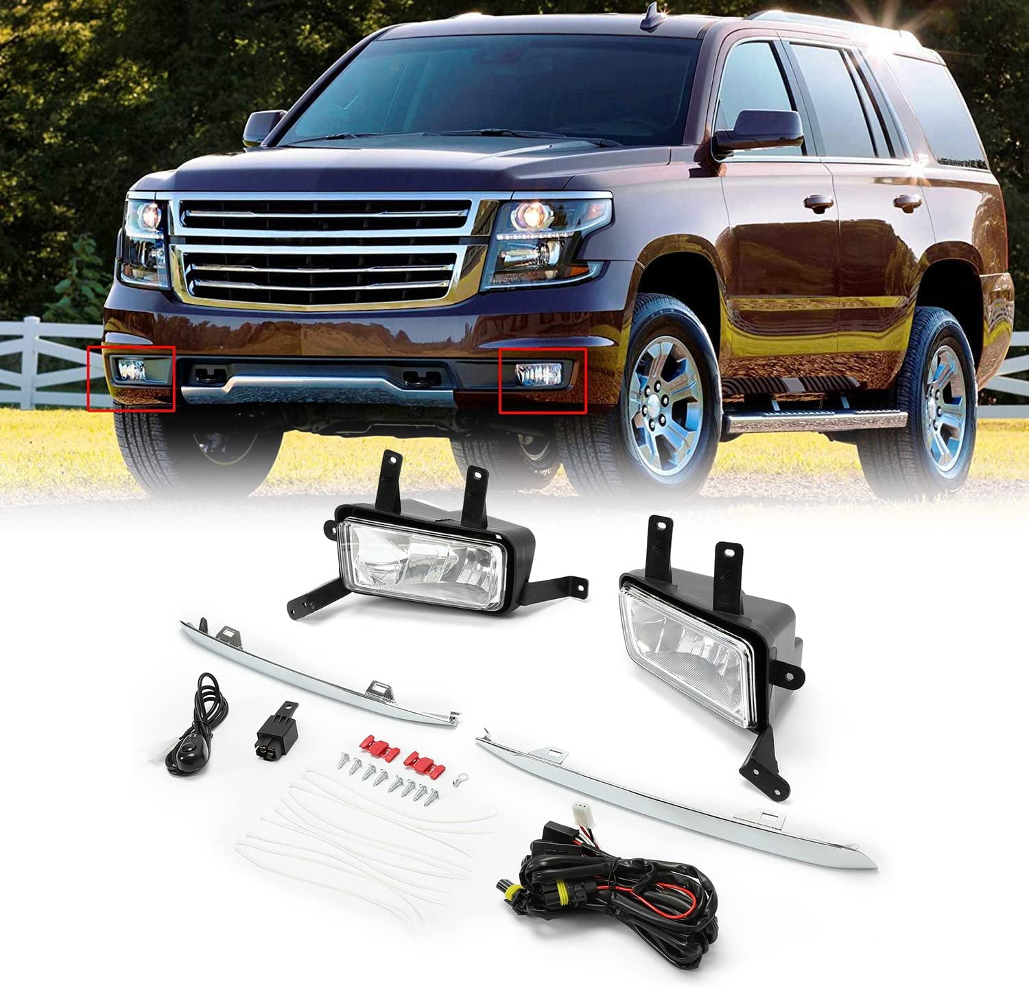 2017 Chevy Tahoe Accessories PartsFlow Front Bumper Grille Upper ...