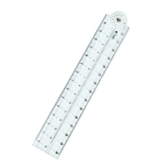 Clear Folding Ruler Drawing Ruler Math Ruler Measuring length 0-30cm ...