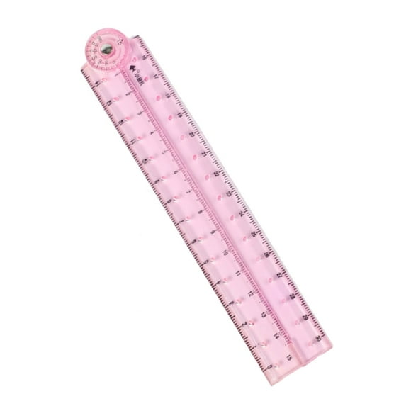 Clear Folding Ruler Flexible Ruler Centimeters Scale Ruler for Drawing ...