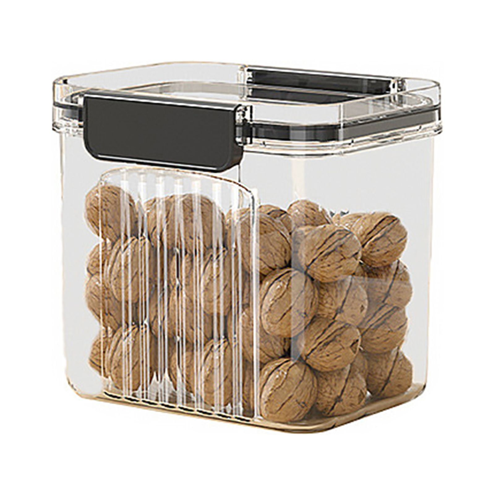 Clear Food Storage Jar Dry Goods Nuts Snacks Airtight Sealing Storage ...