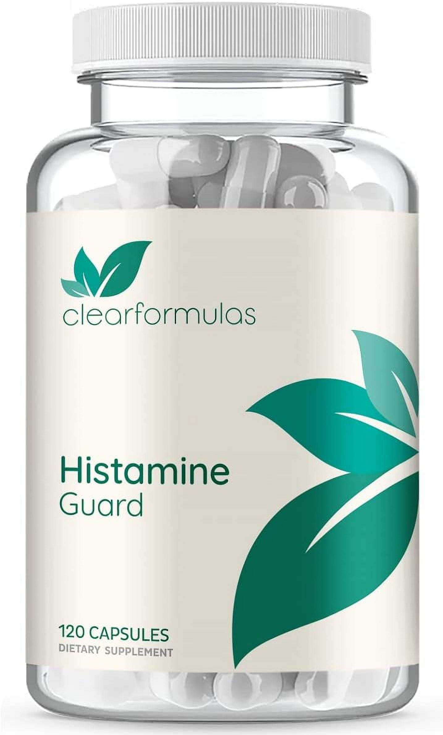 Clear Formulas Histamine Guard, 120 Capsules, Bromelain, Quercetin ...