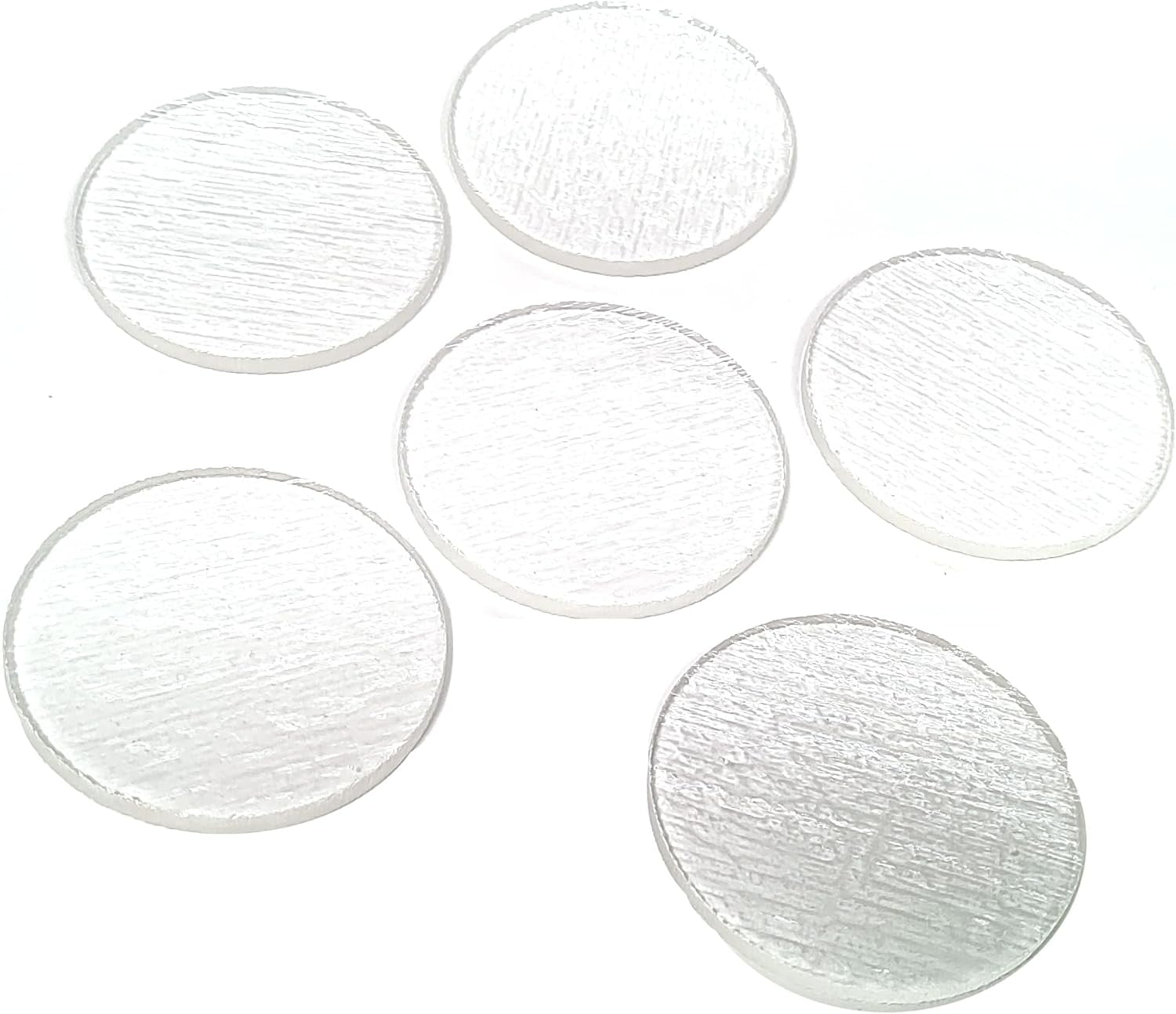 Clear Fusible Glass Circles Blanks - COE 90 Bullseye Glass - 2 ...