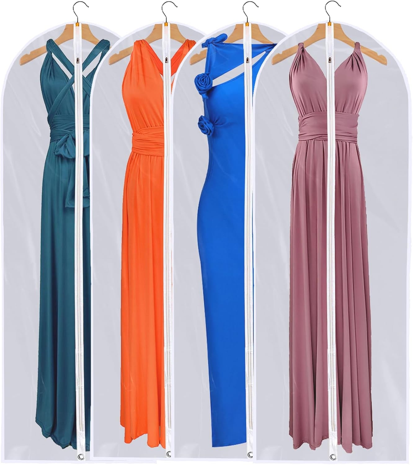 Clear Garment Bag Suit Bags for Closet Storage, Vinyl Garment Bags for ...