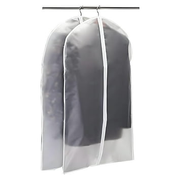 Abaima 50pc Disposable Plastic Garment Bags, 47 inch, Clothes Protector ...