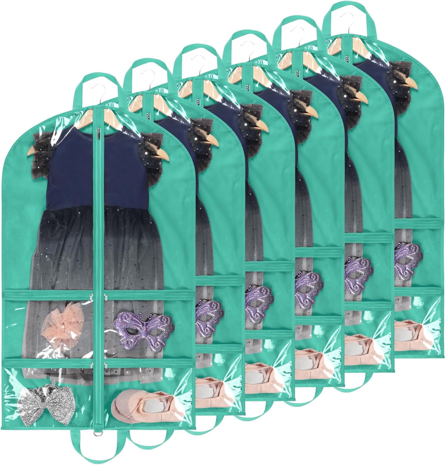 Clear Garment Bags for Dance Costumes 40 inch Dance Garment Bags for ...