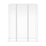 Sorbus Portable Garment Rack Cover - 6 Ft Transparent Clothes Organizer ...