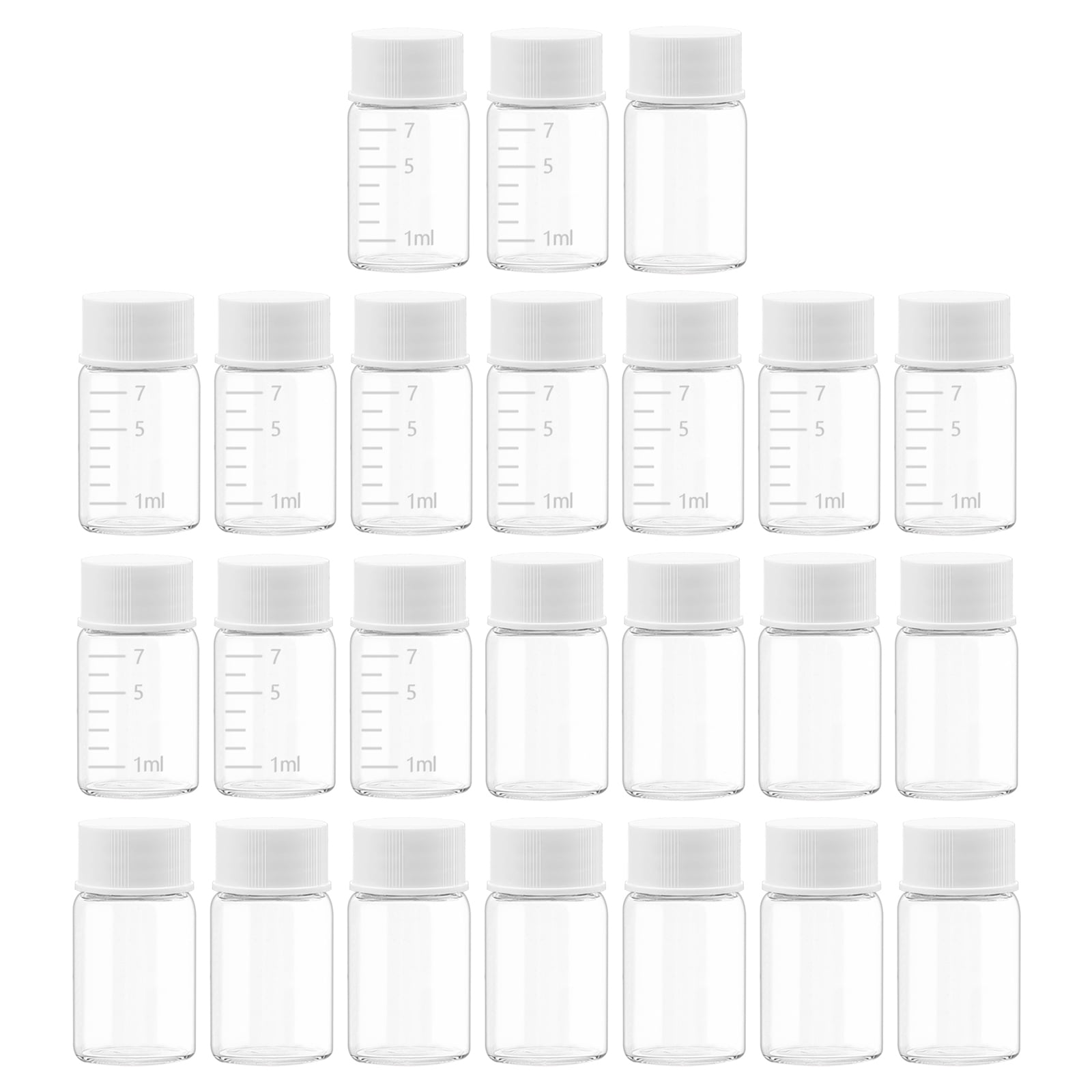 Clear Glass Bottles Vial Liquid Sampling Sample Glass Bottles Vials ...