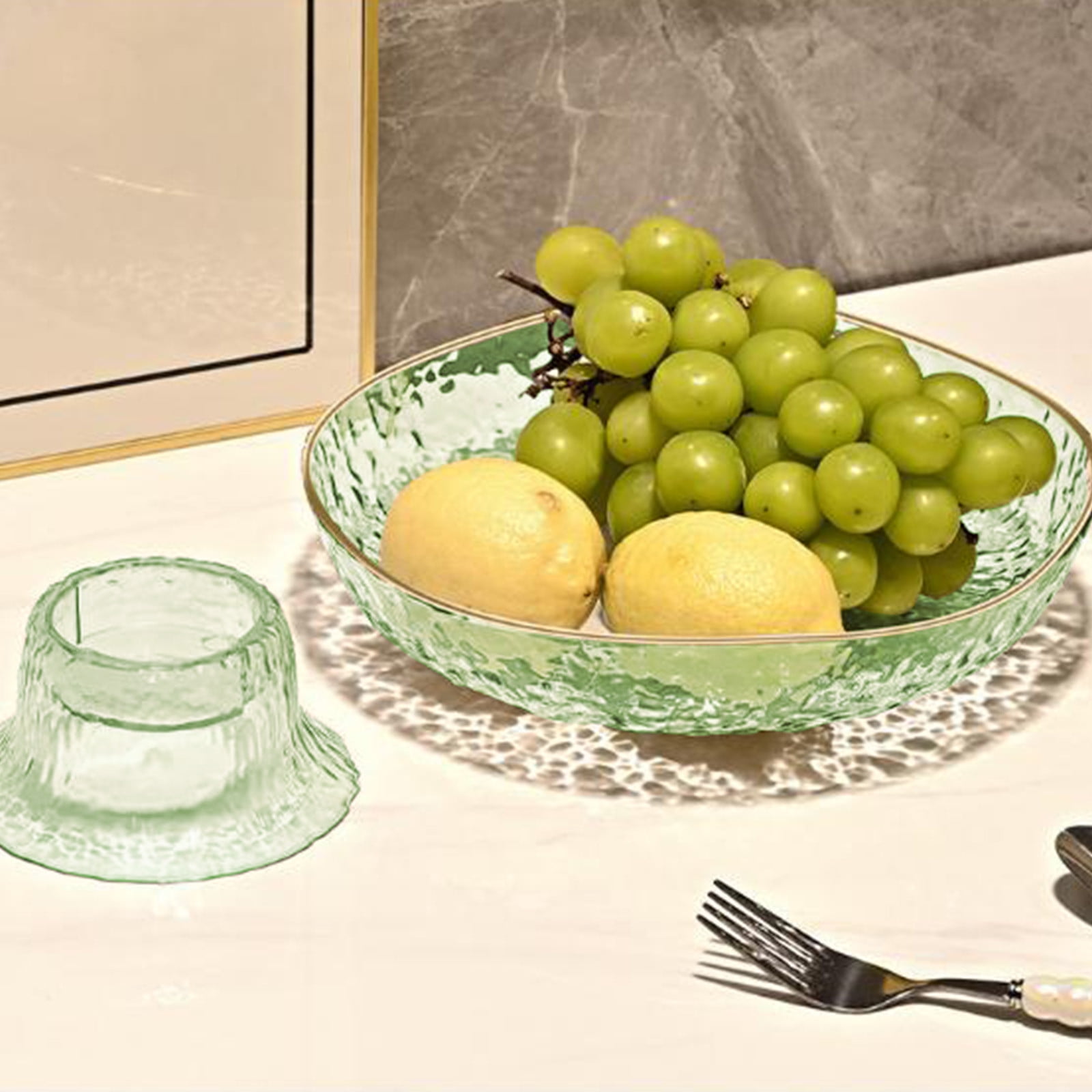Clear Glass Bowl Diameter, Glass Vase Decorative Centerpiece For Home ...