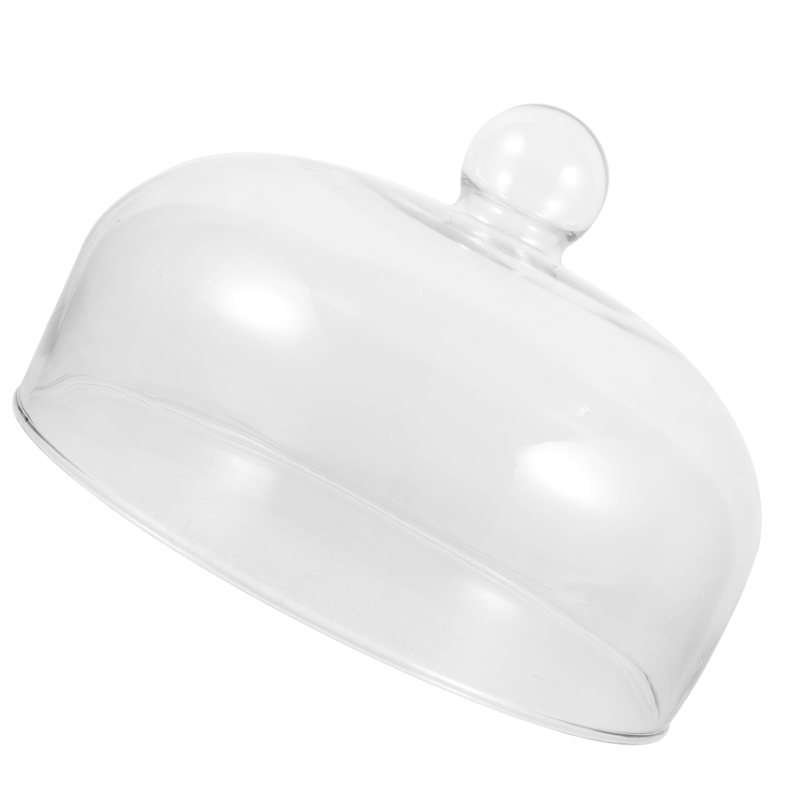 Clear Glass Cake Dome Cover Party Dessert Dome Cover Lid Home Glass Cake Cover Dome