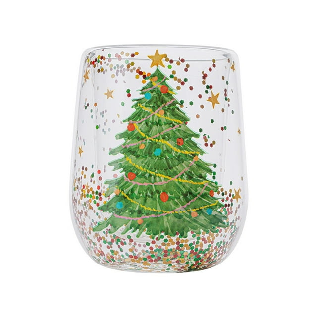 Clear Glass Cup With And Handle Cute Microwaveable Mugs Insulated Glass Coffee Mug No Handle
