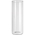 Clear Glass Cylinder Vase, 5.9" Tall and 2" Dia Tabletop Flowers Vase ...
