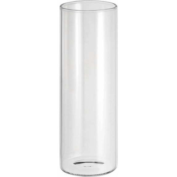Clear Glass Cylinder Vase, 5.9" Tall and 2" Dia Tabletop Flowers Vase ...