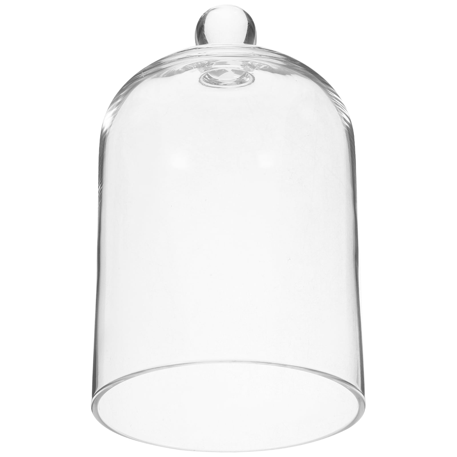Clear Glass Display Cover Clear Glass Dome Candle Figurines Display ...