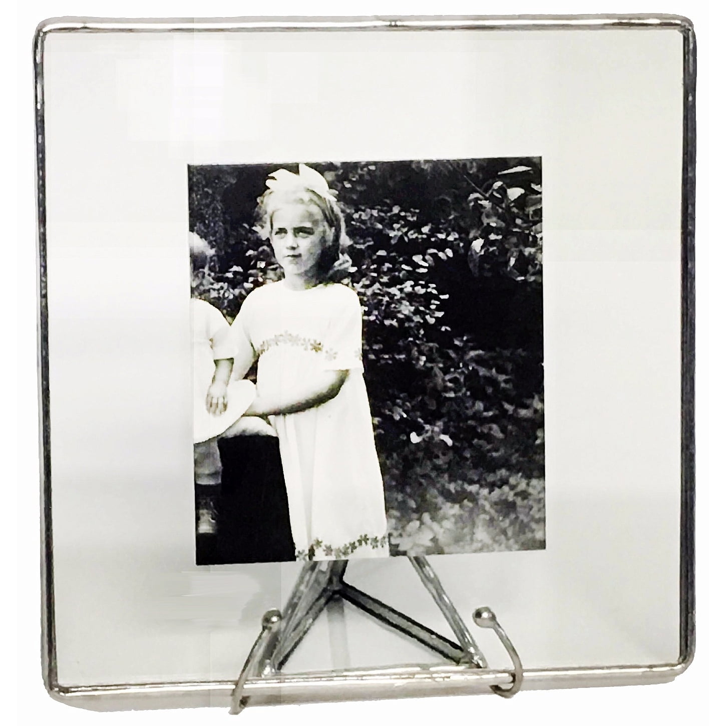 Clear Glass Float Frame 10x10 8x8 Silver by Bedford Downing - 8x8 ...