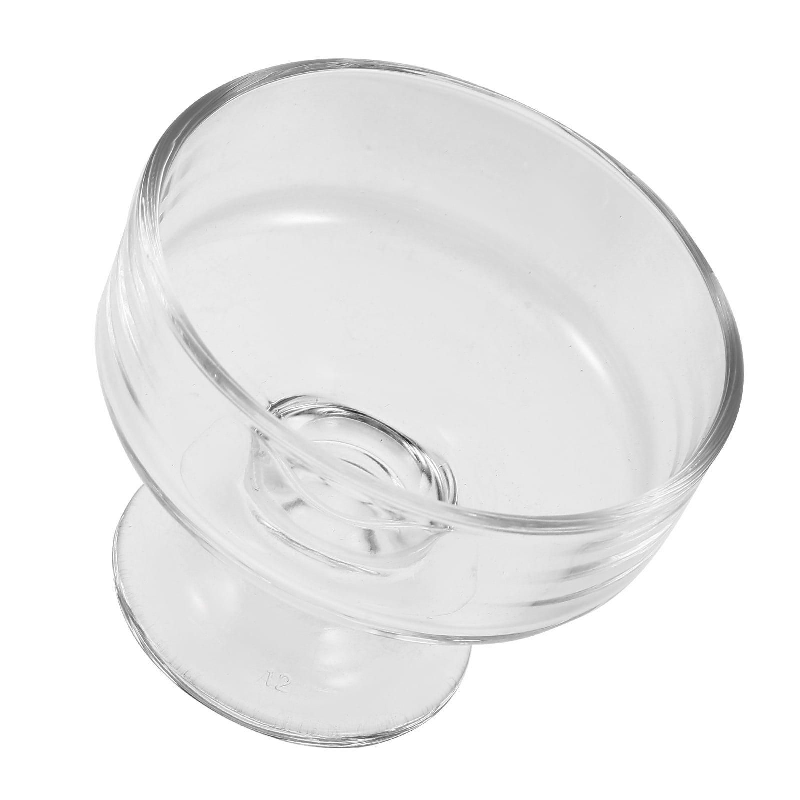 Clear Glass Ice Cream Cup Cocktail 2 PCS Cups Pudding Vitroleros Para ...