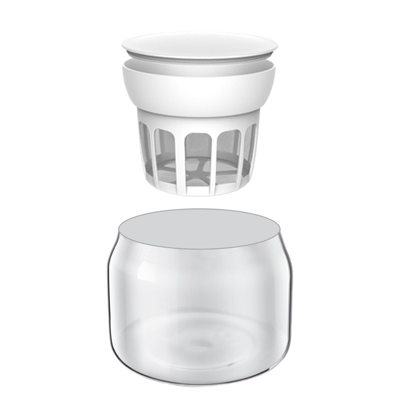 Clear Glass Jars ,Glass Yogurt Container, Replacement Glass Pudding ...