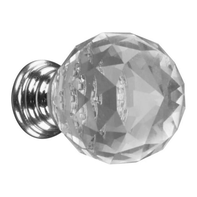 Clear Glass Kitchen Cabinet Knobs 25mm Round 10 pcs | Renovators Supply - Walmart.com