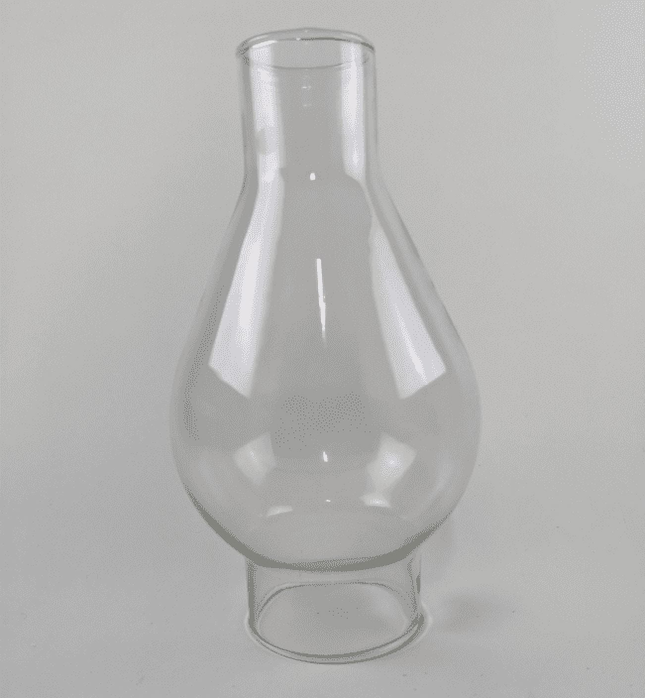 Clear Glass Lamp Chimney, Replacement Hurricane Globe Measures 2 7/8 ...