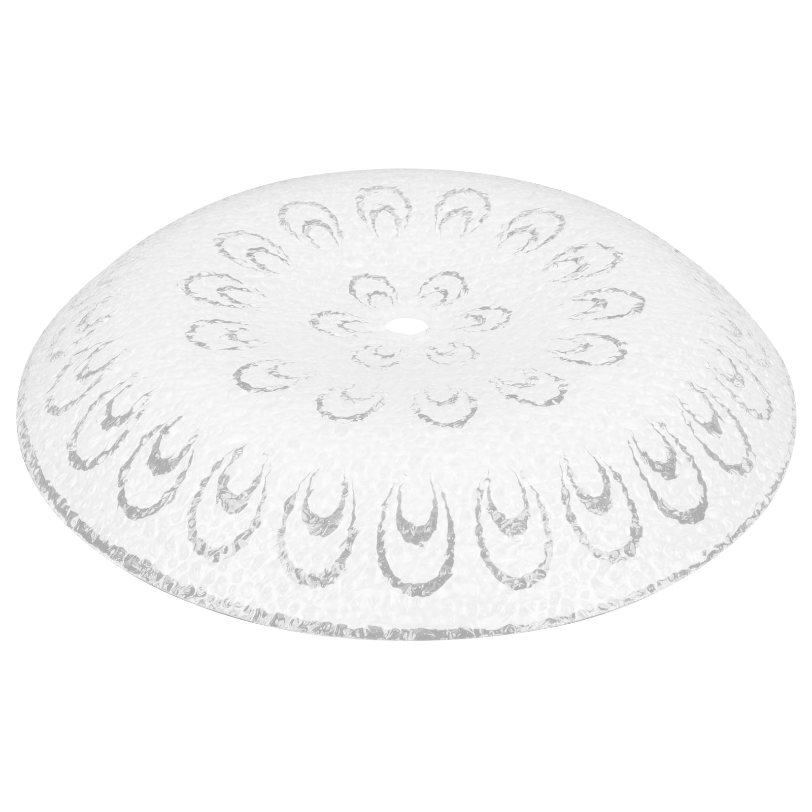 Clear Glass Lamp Shade Cover: Hollow Chandelier Lampshade Bulb Guard ...