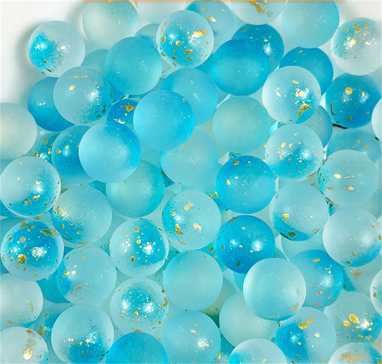 Clear Glass Pebbles,Happon Artificial Crystal Stones for Aquarium ...