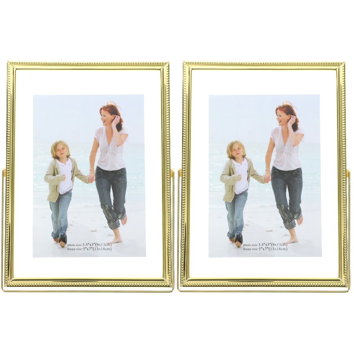 Clear Glass Photo Frame 2 Pack Picture Frames Retro Decor Wedding Small ...