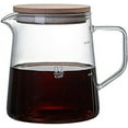 Clear Glass Range Coffee Server, 300 ML(10oz) Coffee Carafe with Lid ...