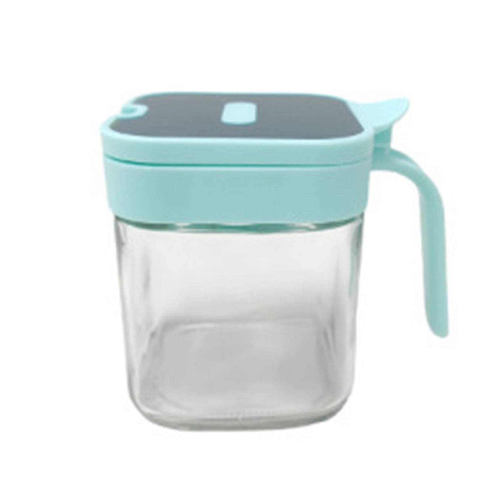 Clear Glass Spice Jars, 6-Piece Set, Large Capacity, Modern Kitchen ...