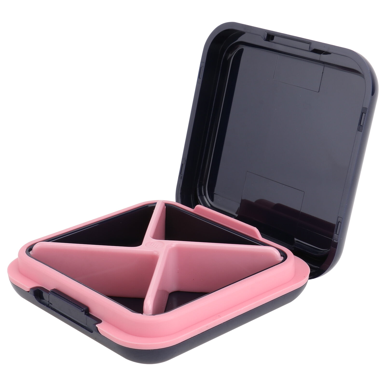 Clear Glass Vase Storage Case Pill Container Pocket Containers ...