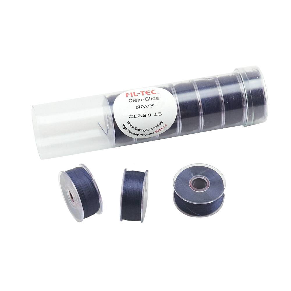 Navy Prewound Clear-Glide Bobbin Tube - Class 15/A - Walmart.com