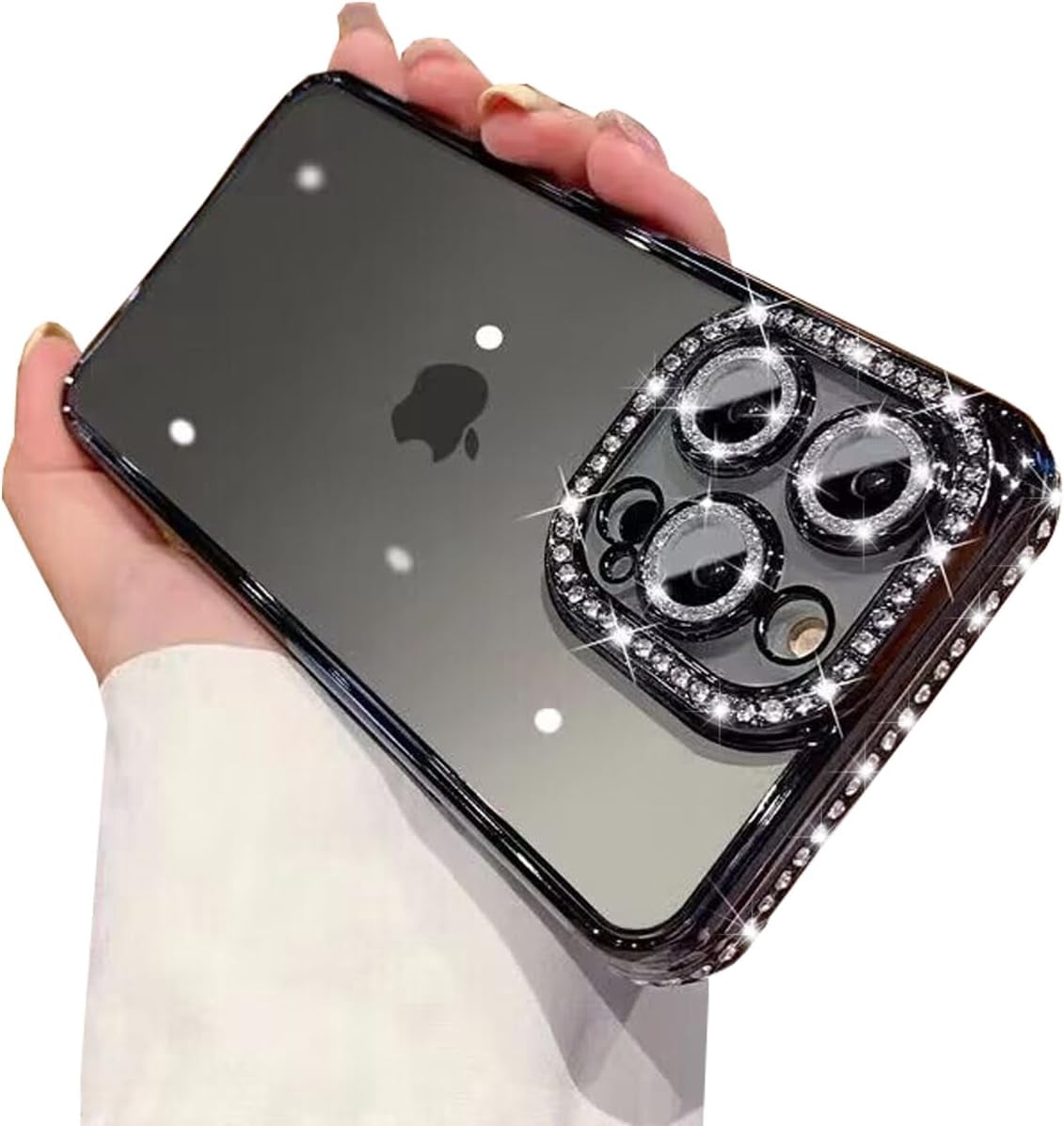 Clear Glitter for iPhone 15 Pro Case,Luxury Bling Sparkly Diamond ...