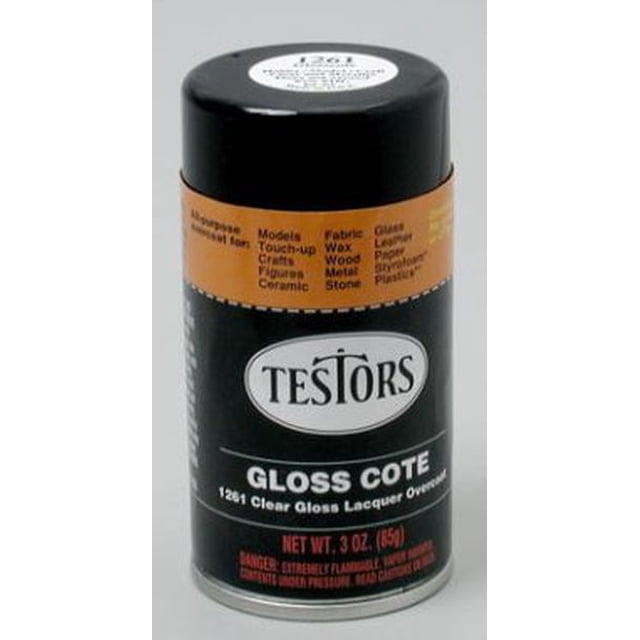 Clear Glosscote Spray Testors - Walmart.com