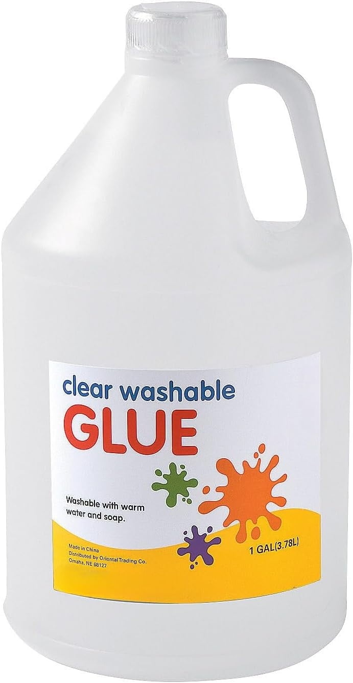 Clear Glue, 1 Gallon, Classroom, Art and Science Supplies, Great for ...
