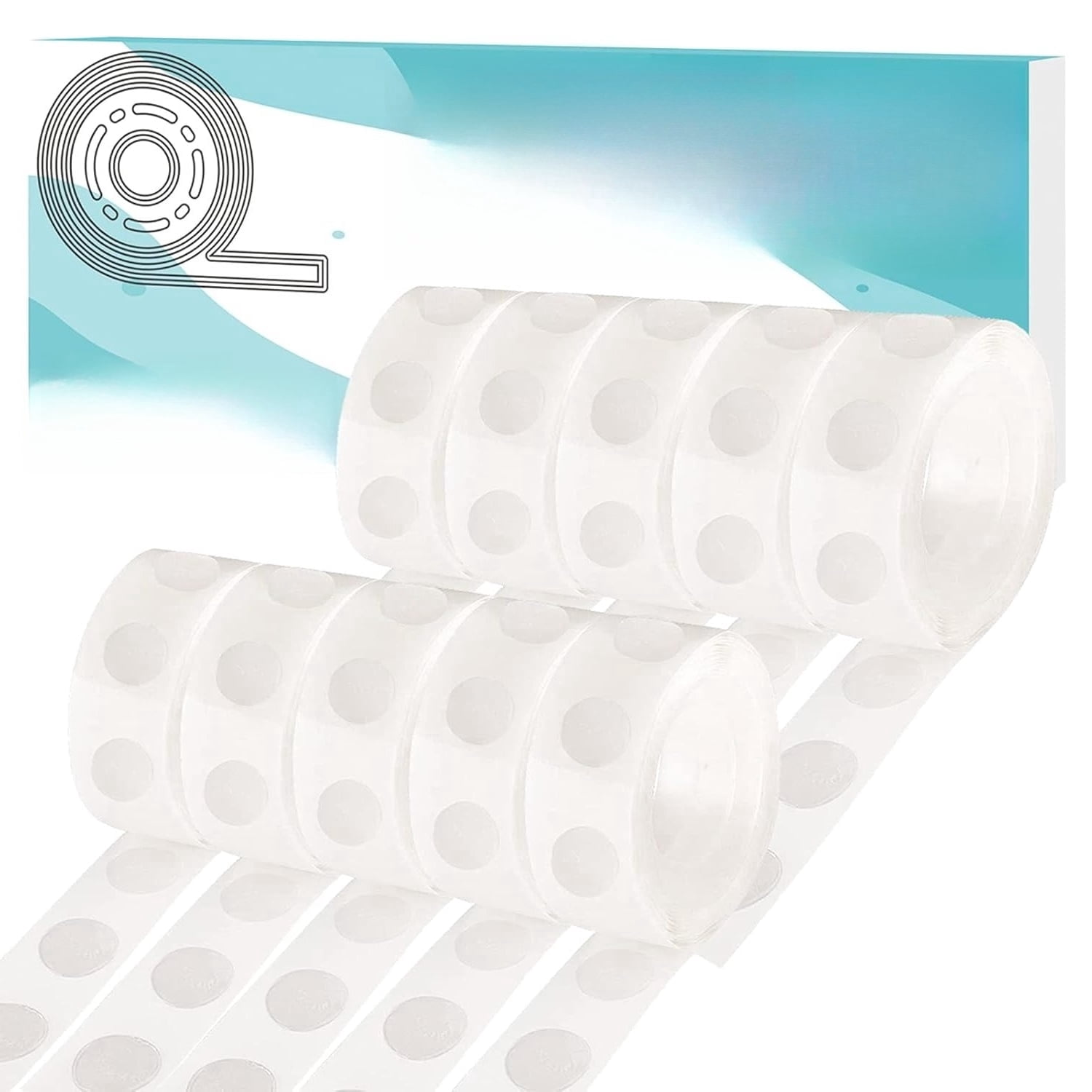 Clear Glue Points Dots, Double Sided Adhesive Removable Craft Sticky ...