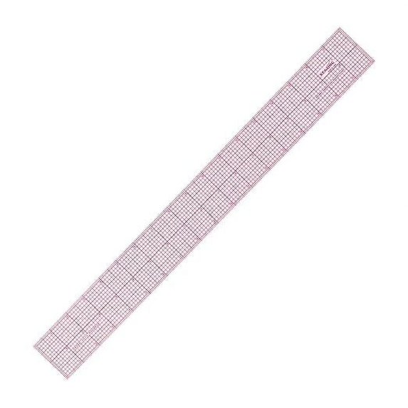 Clear Graph Ruler Fashion Design Ruler, Sandwich Line, 2 x 18 ...