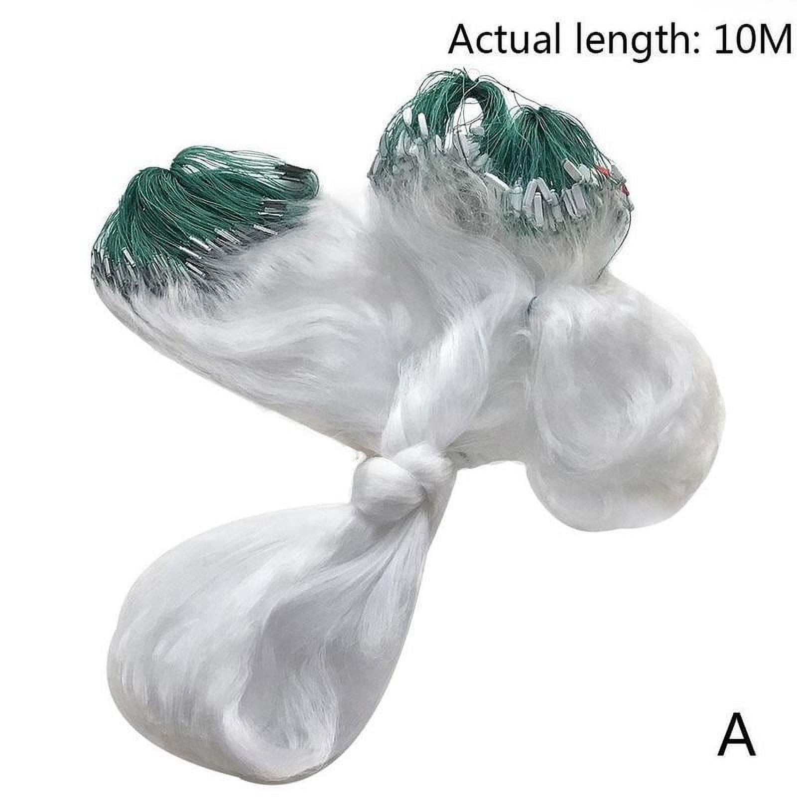 Clear Green White Fishing Net With Fish Float Trap Monofilament E9L3 ...