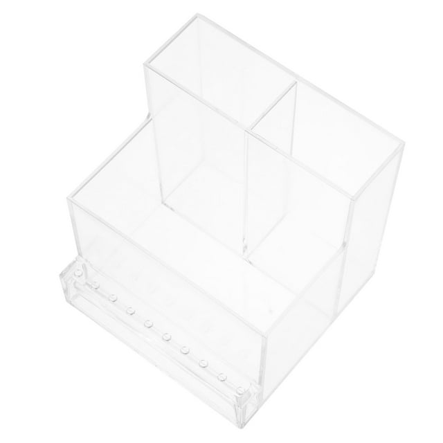 Clear Grinding Head Storage Box Convenient Makeup Organizer Durable ...