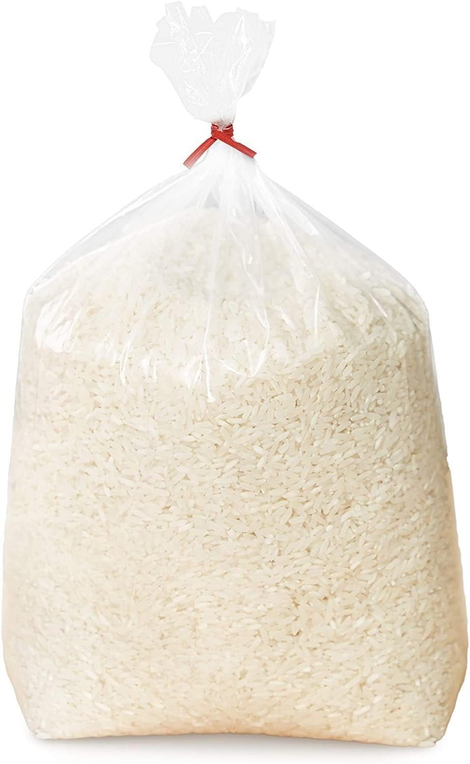 Clear Gusseted Poly Bags, 10 x 8 x 20 Inches. Pack of 100 Waterproof ...