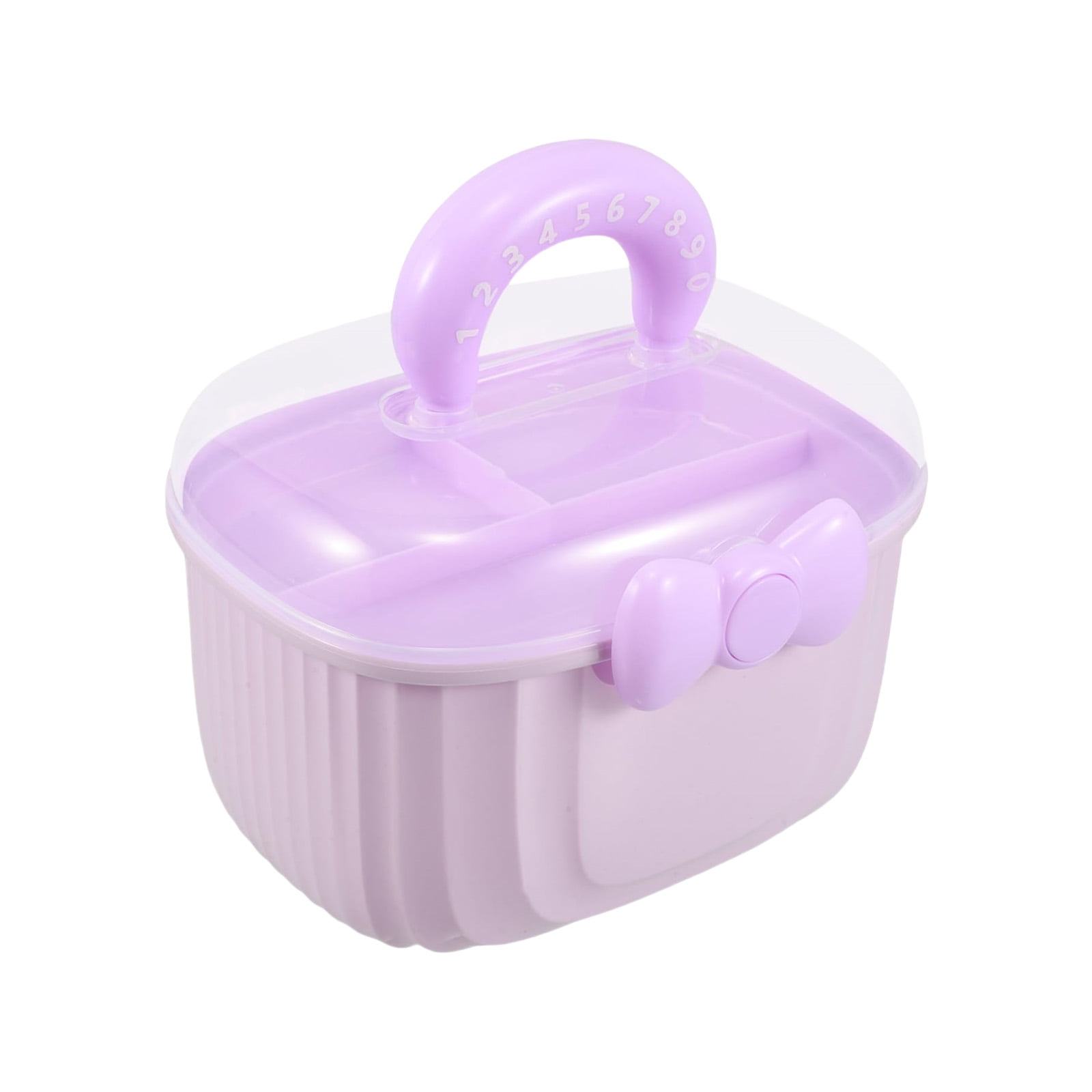Clear Hair Accessories Storage Case For Women Girls Sturdy 2 Layer ...
