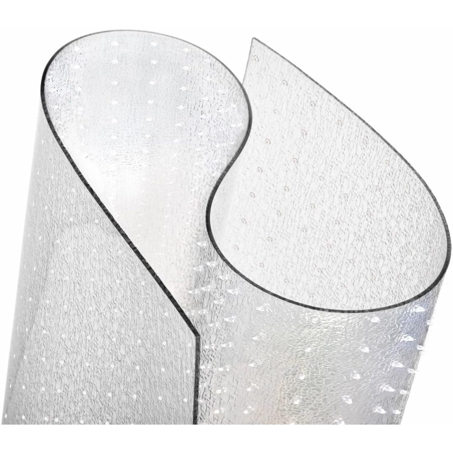 Clear Hard Floor Runner, USA Made, 24 x 36 Inch, 2mm Thick Vinyl for ...