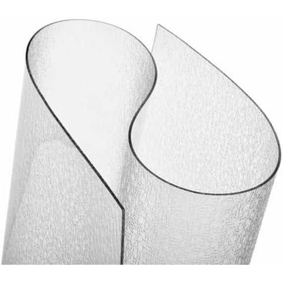 Clear Hard Floor Runner, USA Made, Safe, 36 x 72 Inch, 2mm Thick Clear ...