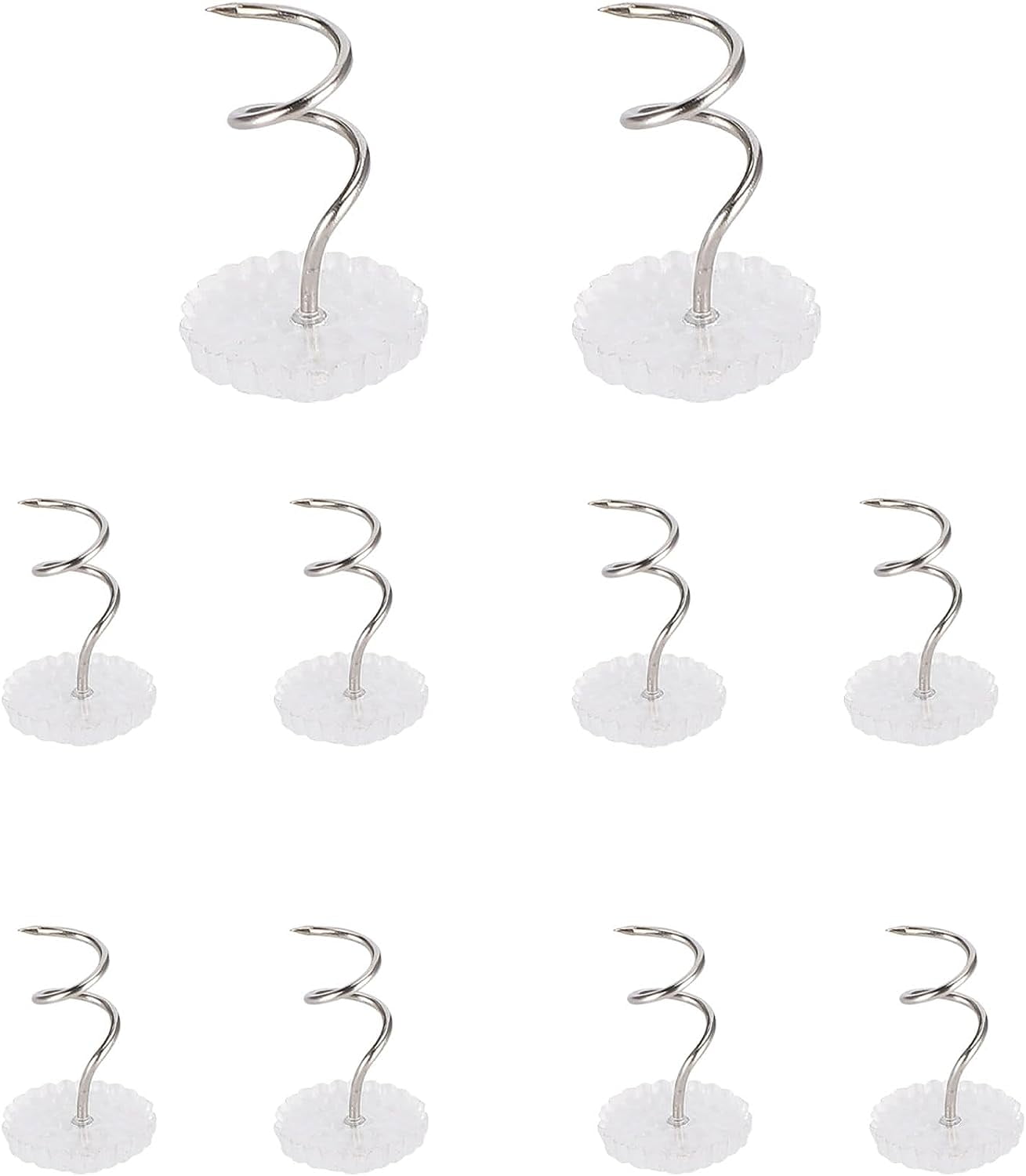 Clear Heads Twist Pins Plastic Head Twist Pins Bed Skirt Pins for ...