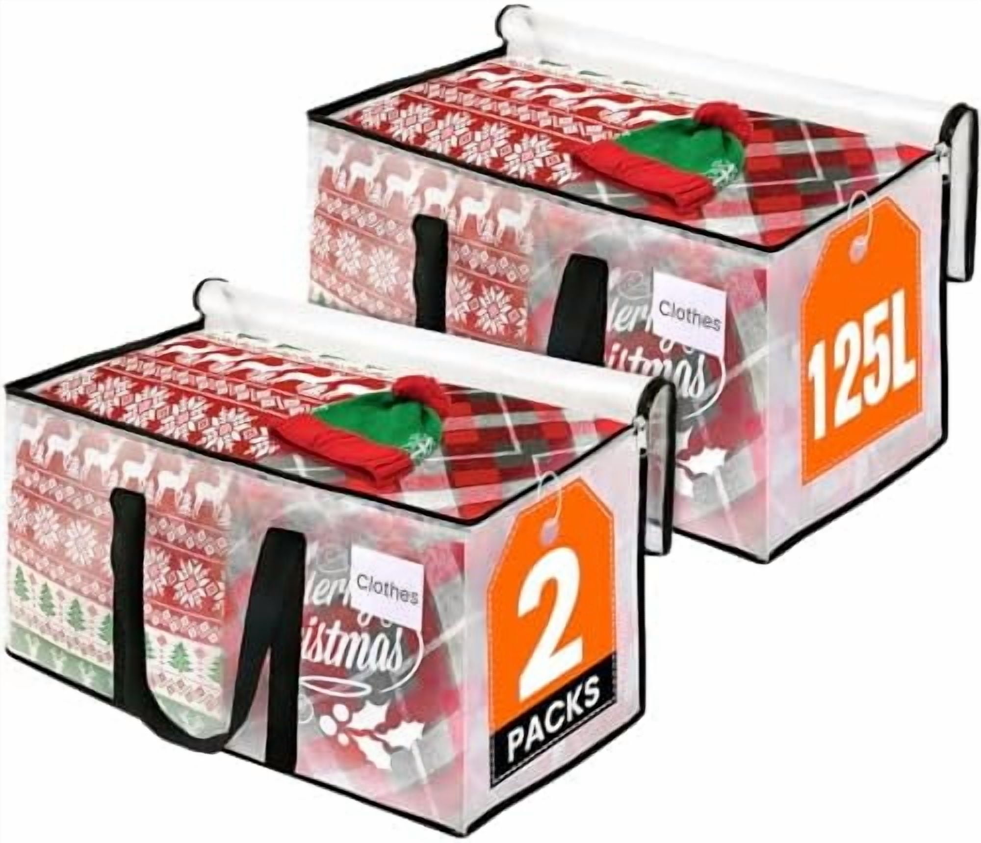 Clear Heavy Duty Extra Large Moving Bags, Reinforced Handle and Double ...