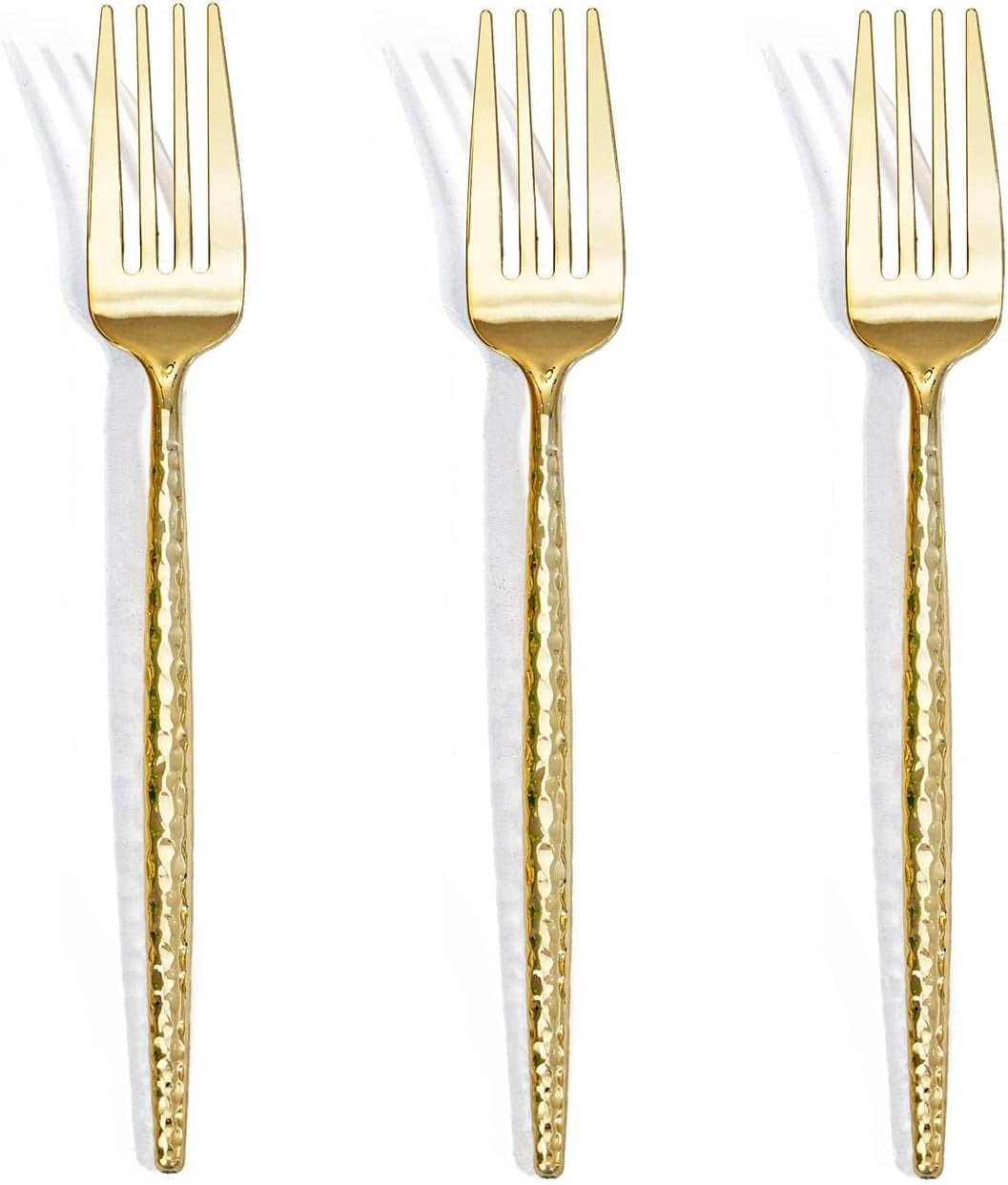 Clear Heavy Duty Plastic Forks, Reduced-Plastic Open Handle, Break ...