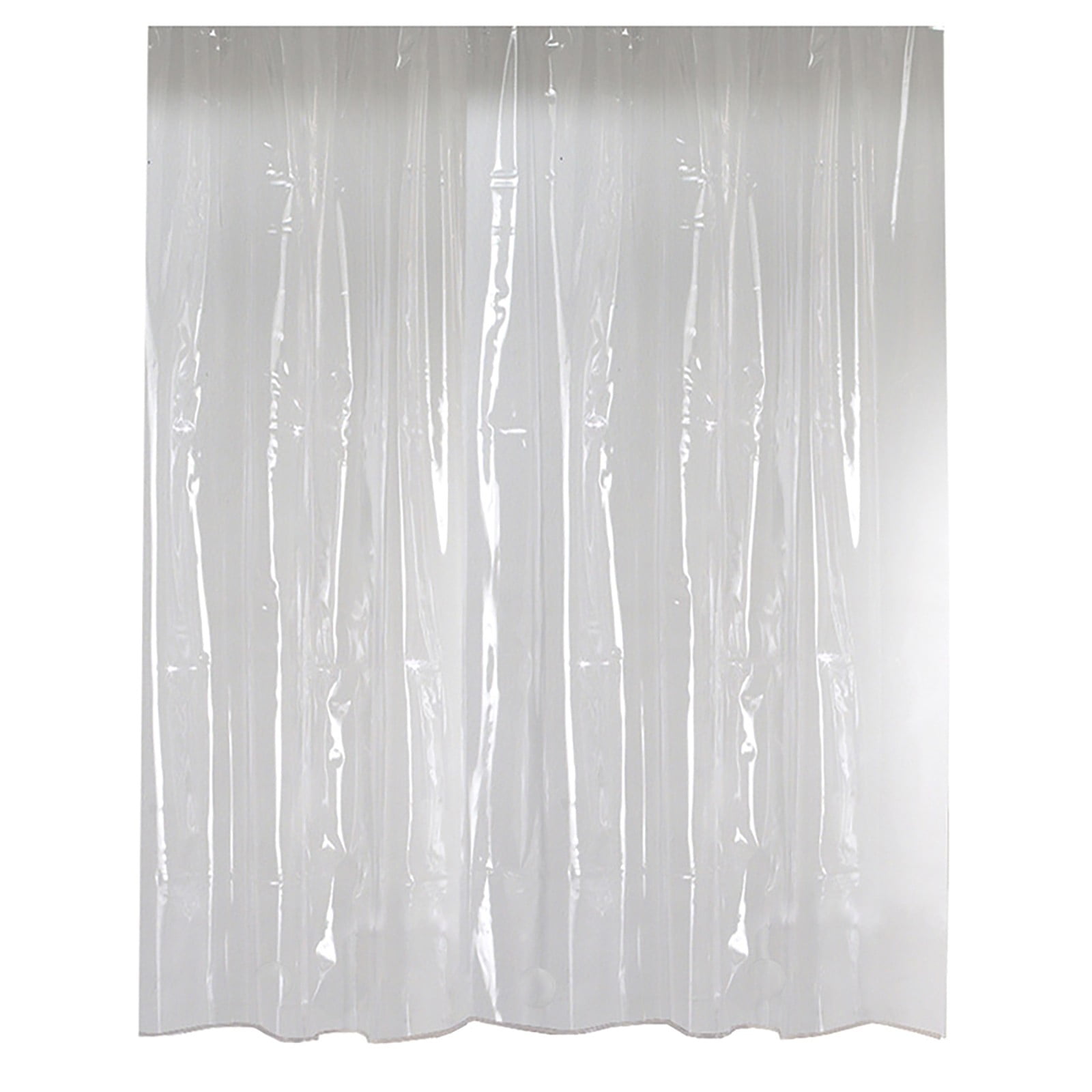 Shower Curtain Transparent Shower Curtain Plain Thick Curtain Hotel ...