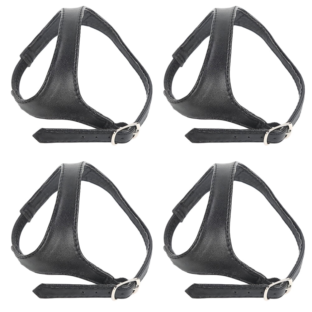Clear Heel Grips Buckle 2 Pairs Women's Shoe Straps (Black) - Walmart.com